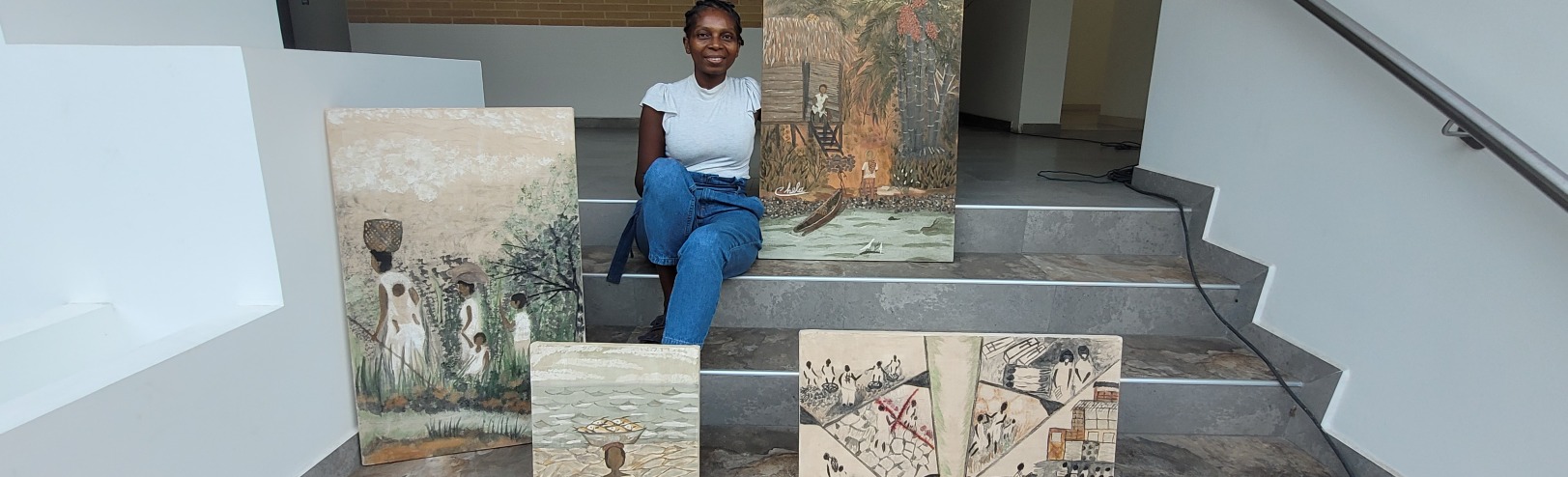 Graciela Viveros, la artista de Buenaventura que 'pinta' con la tierra ...