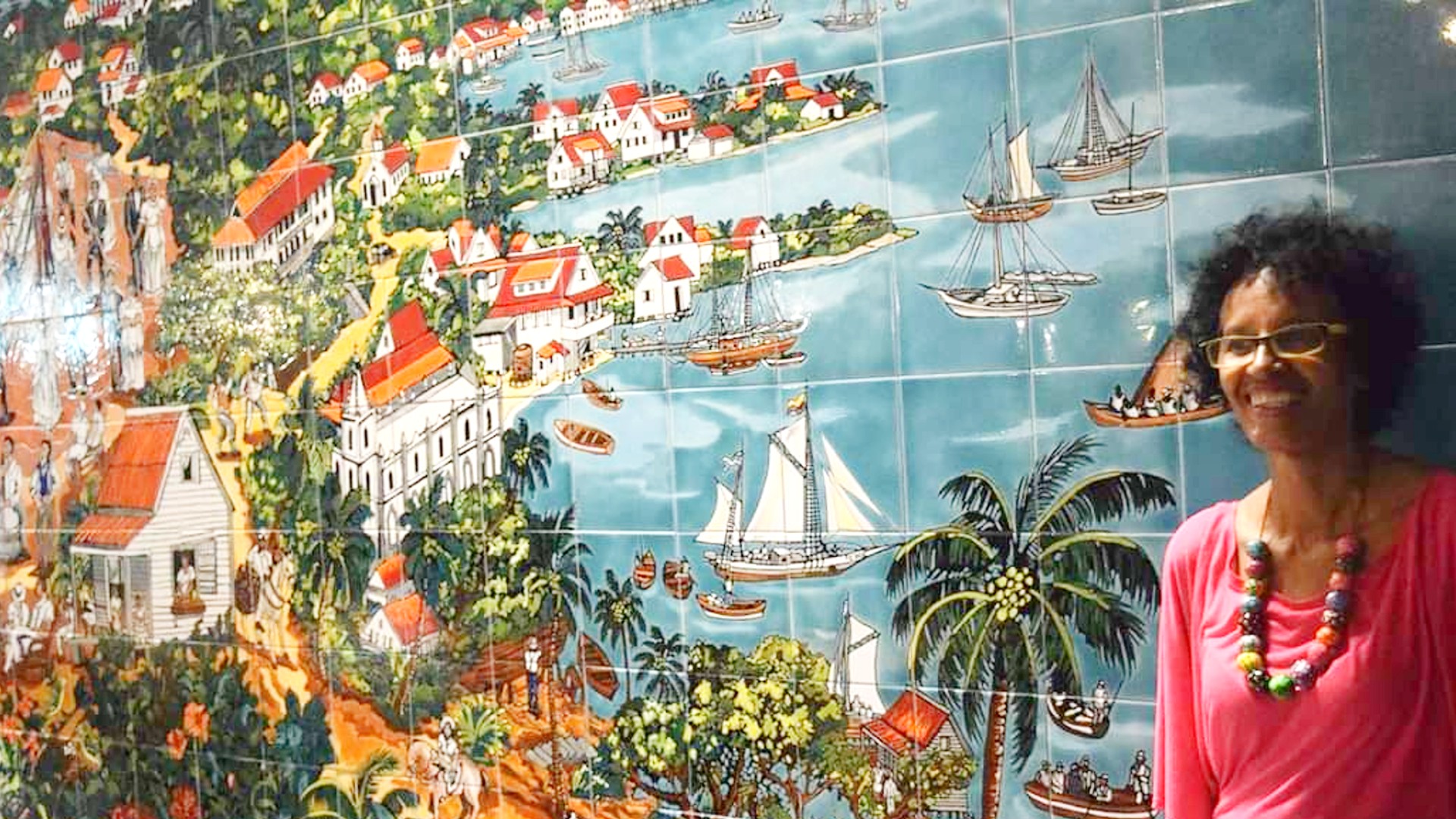 Aurea Oliveira: la muralista que cuenta la historia de San Andrés en sus obras - Colombia Visible