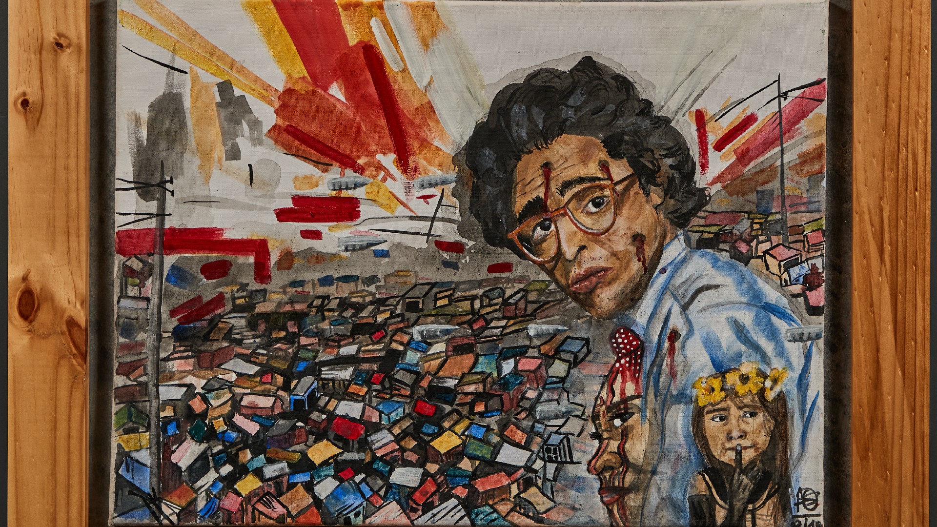 Galería: operarios de aseo crearon obras de arte sobre el conflicto ...